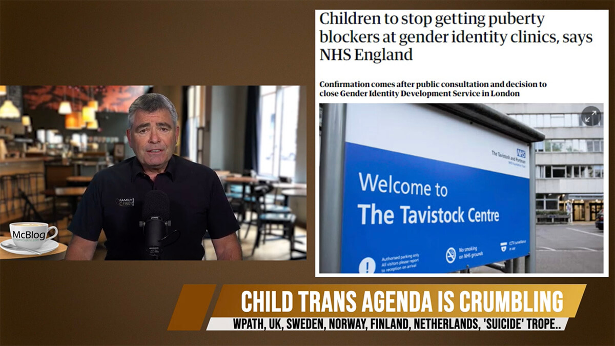 The child transgender agenda is crumbling - Free To Live NZ